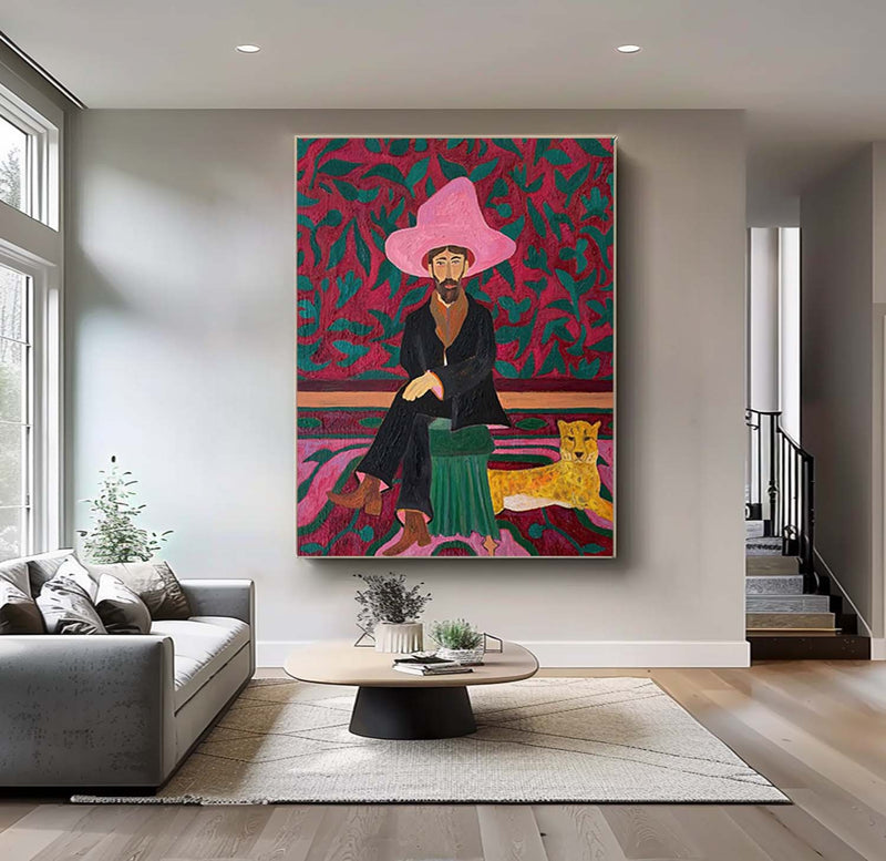 Colorful abstract painting Figure abstract painting, figure face art ...