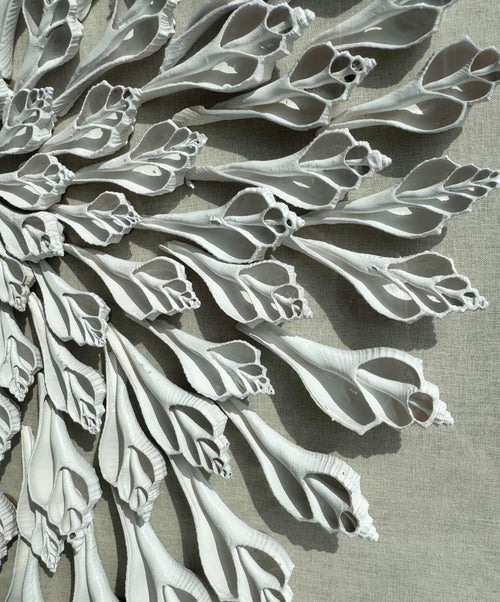 Shell painting,sea shell art shell ornaments,shell wall art,shell decor